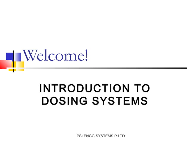 Dosing Presentation 2012 | PPT