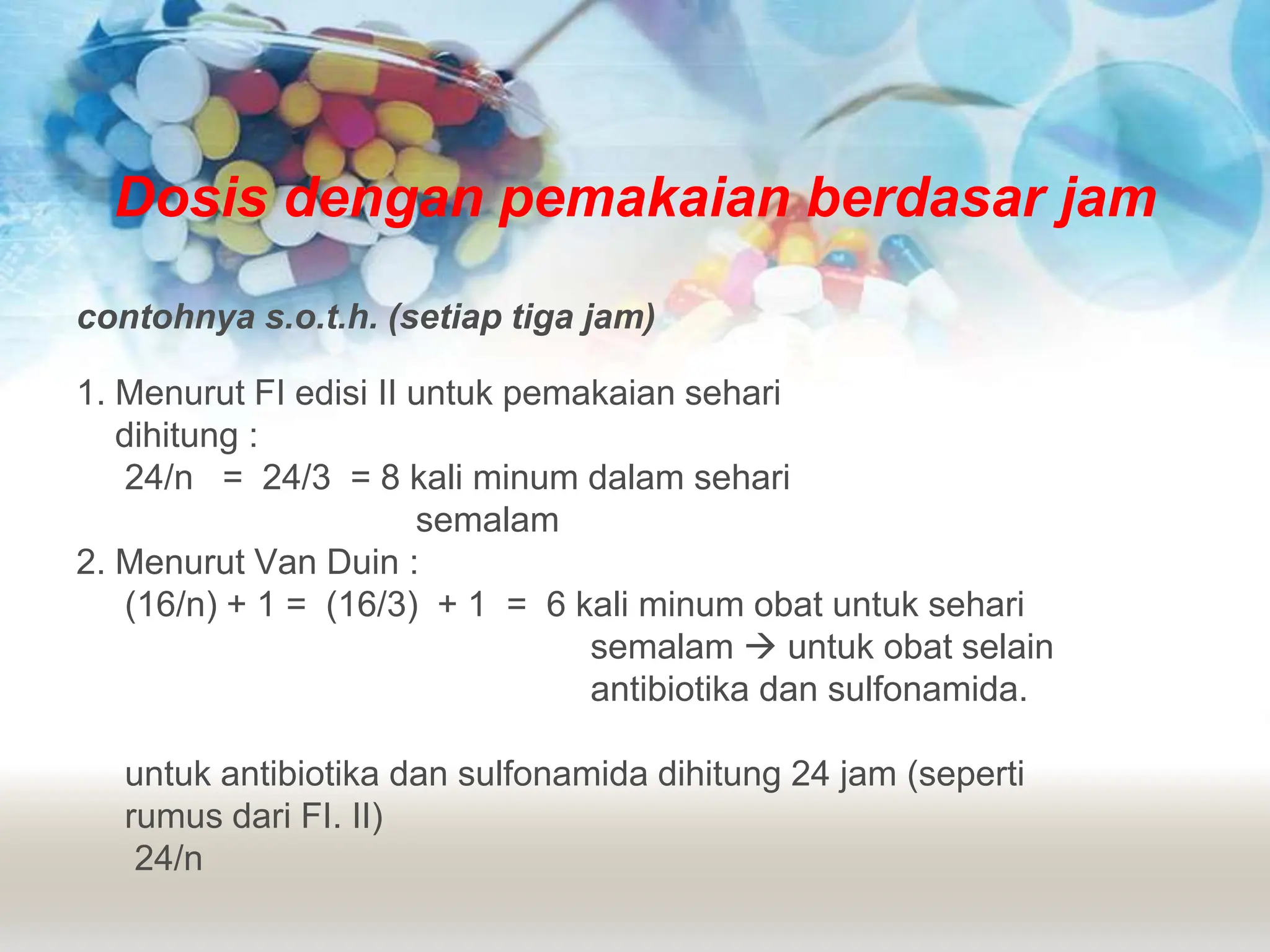 PERHITUNGAN DOSIS MAKSIMUM OBAT BERDASARKAN UMUR-BERAT BADAN.pptx