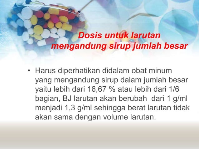 PERHITUNGAN DOSIS MAKSIMUM OBAT BERDASARKAN UMUR-BERAT BADAN.pptx