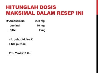 macam - macam dosis pada farmasetika.pptx
