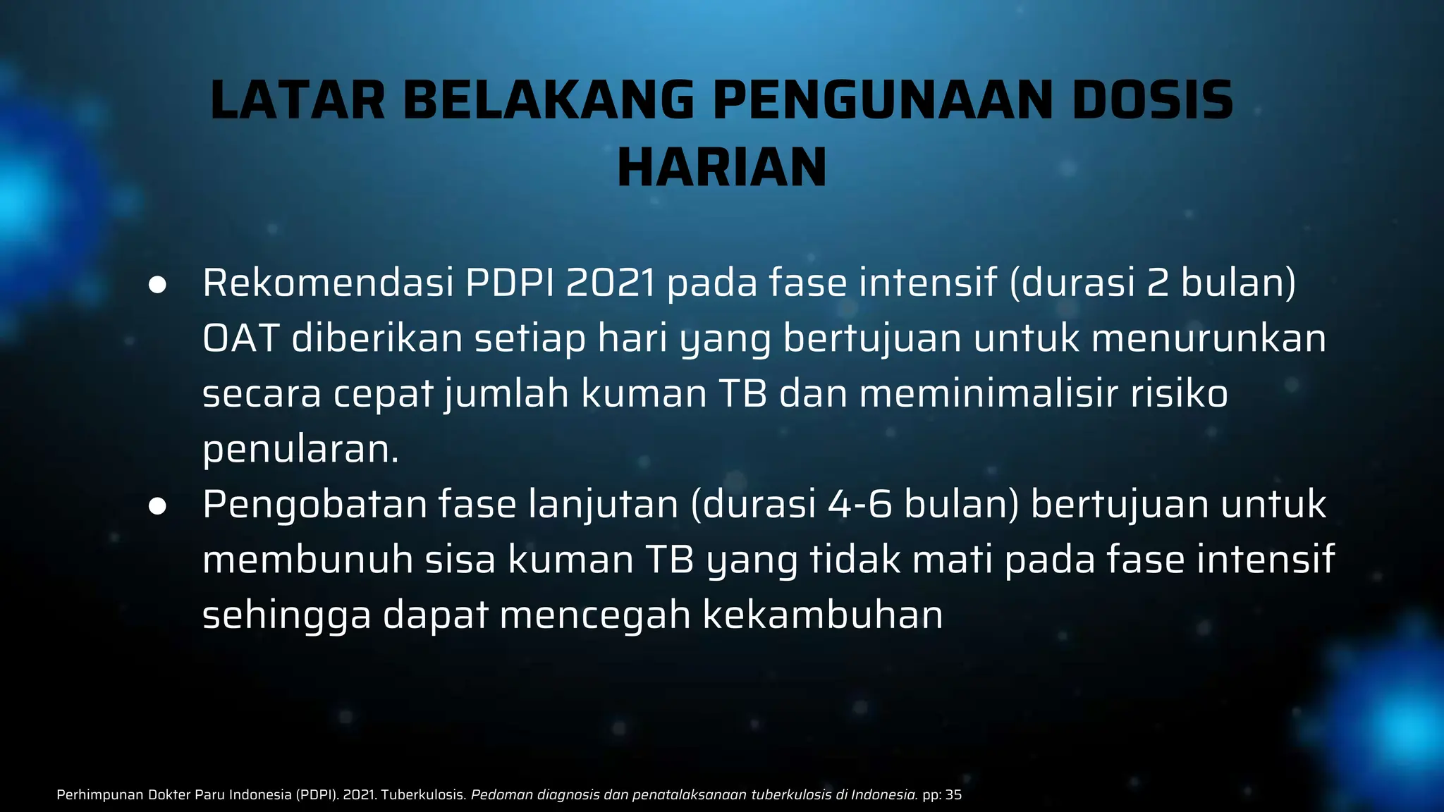 Dosis Obat Anti Tuberkulosis berdasarkan Berat badan | PPTX