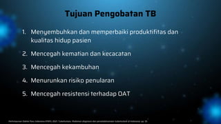 Dosis Obat Anti Tuberkulosis berdasarkan Berat badan | PPTX