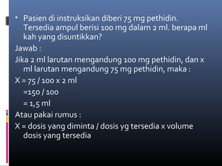 Dosis obat | PPT