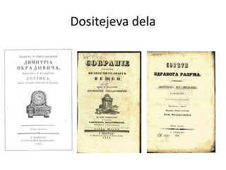 Dositej Obradovic | PPTX