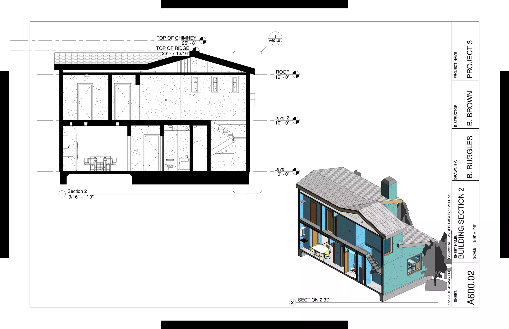 Dos lagos 112111 sheet - a600-02 - building section 2 | PPT