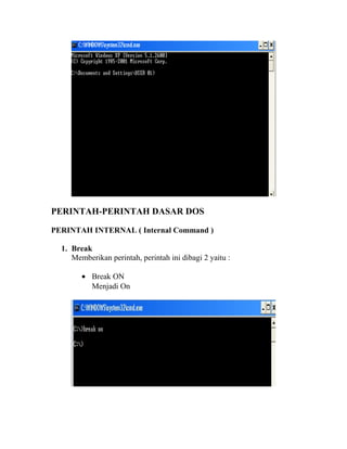 Dos operating system | DOC