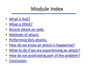 DoS or DDoS attack | PPTX
