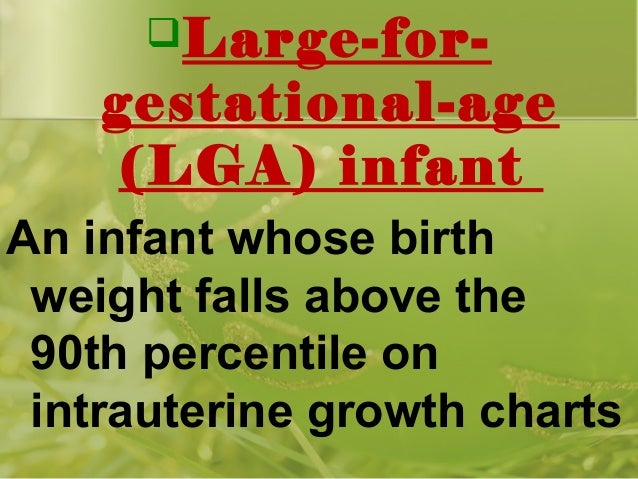 Dosorders of weight and gestation