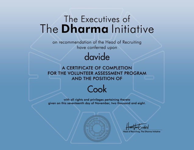 Dossier Dharma Initiative | PDF