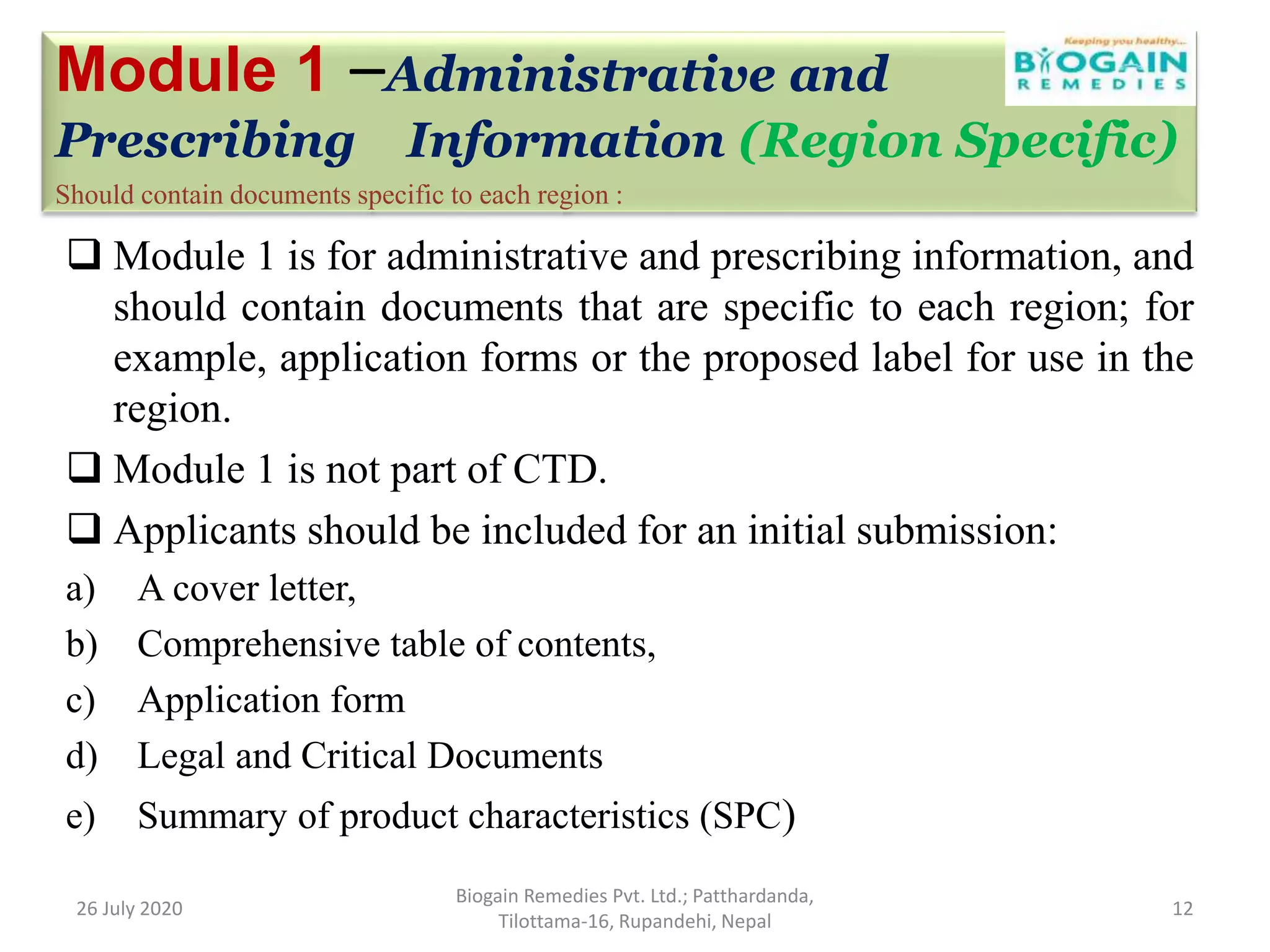 Dossier Preparation/ CTD (Common Technical Document) | PPTX