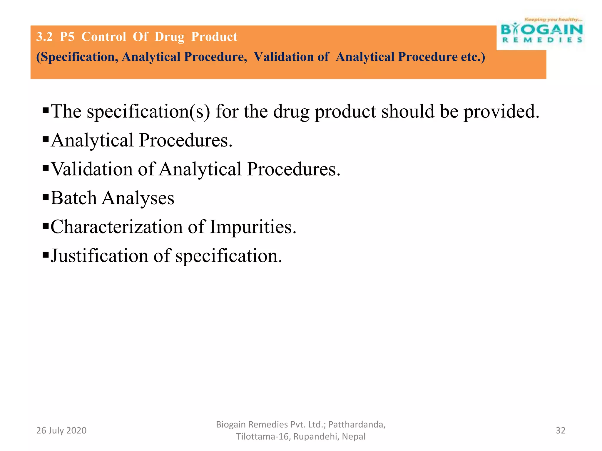 Dossier Preparation/ CTD (Common Technical Document) | PPTX
