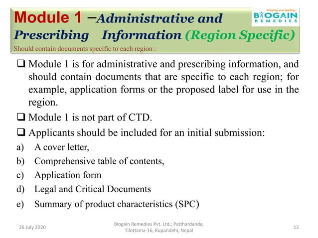 Dossier Preparation/ CTD (Common Technical Document) | PPTX ...