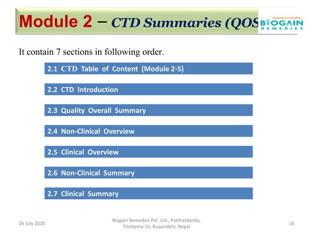 Dossier Preparation/ CTD (Common Technical Document) | PPTX ...