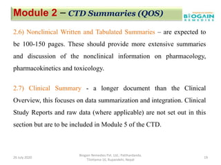 Dossier Preparation/ CTD (Common Technical Document) | PPTX ...