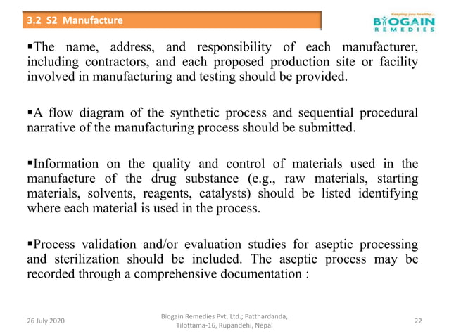 Dossier Preparation/ CTD (Common Technical Document) | PPTX ...