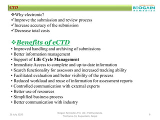 Dossier Preparation/ CTD (Common Technical Document) | PPTX