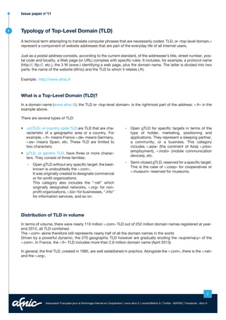 New gTLDs: a new Big Bang for domain names | PDF | Web Hosting | Internet