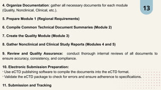 Dossier and Common Technical Document (CTD) | PPTX