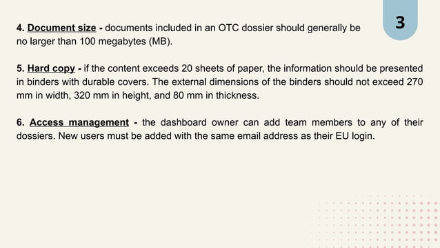 Dossier and Common Technical Document (CTD) | PPTX