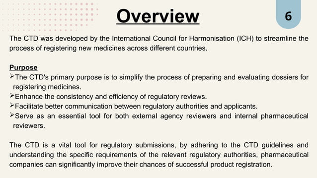 Dossier and Common Technical Document (CTD) | PPTX