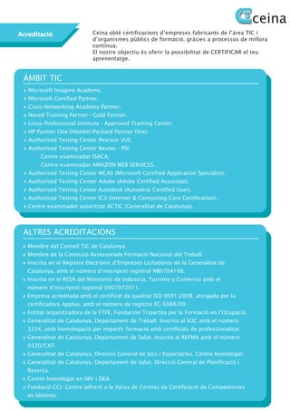 La formació et transforma | CEINA | PDF