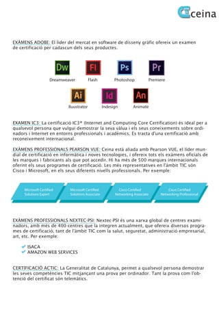 La formació et transforma | CEINA | PDF