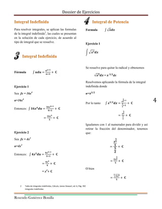 Dossier de ejercicios i | PDF
