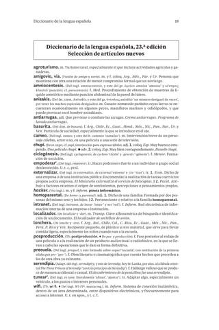 Dossier del diccionario de la rae en su 23a. edición | PDF