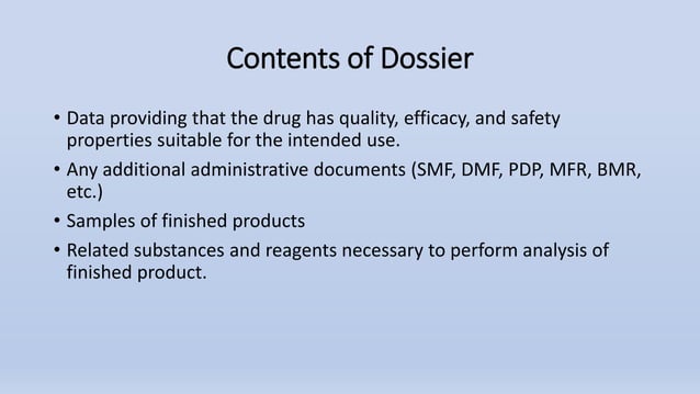 Dossier format and filing.pptx