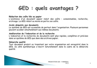 DOSSIER GED | PPT