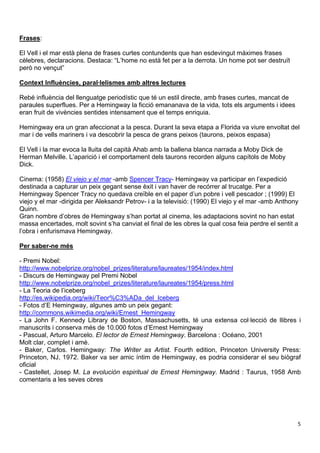 Dossier Ernest Hemingway | PDF