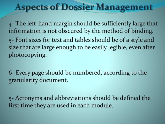 Dossier Management and Regulatory Affairs. | PPTX | Desktop Publishing ...