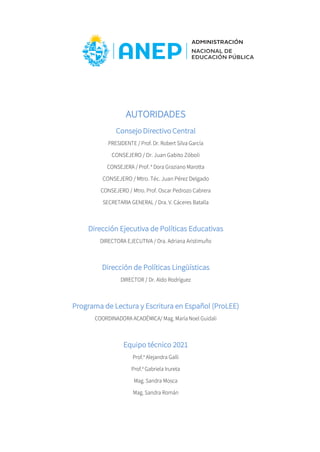DOSSIERMATERIALESPROLEE2022. la lectura y escritura en primariapdf | PDF