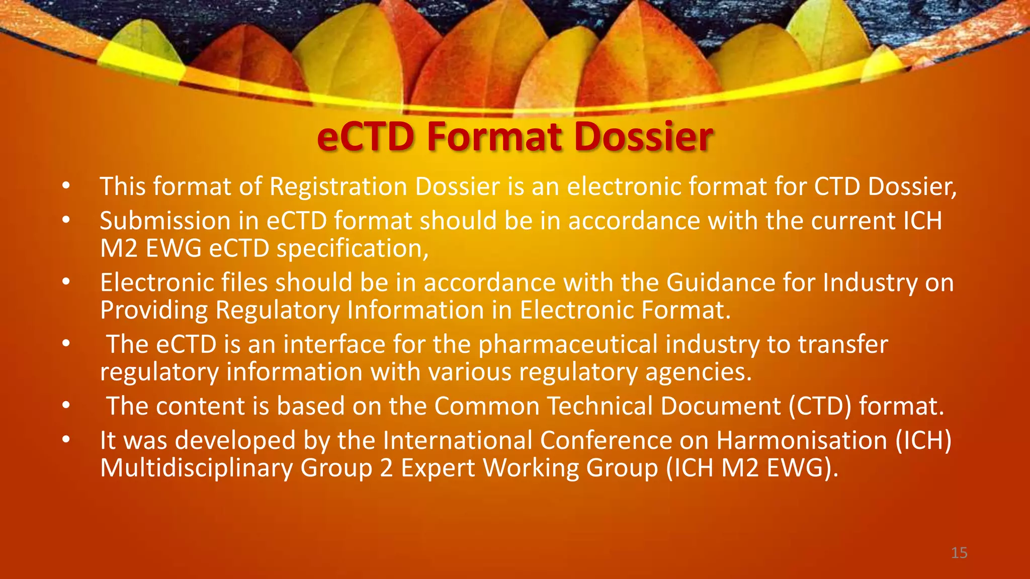 Dossier preparation and submission | PPTX