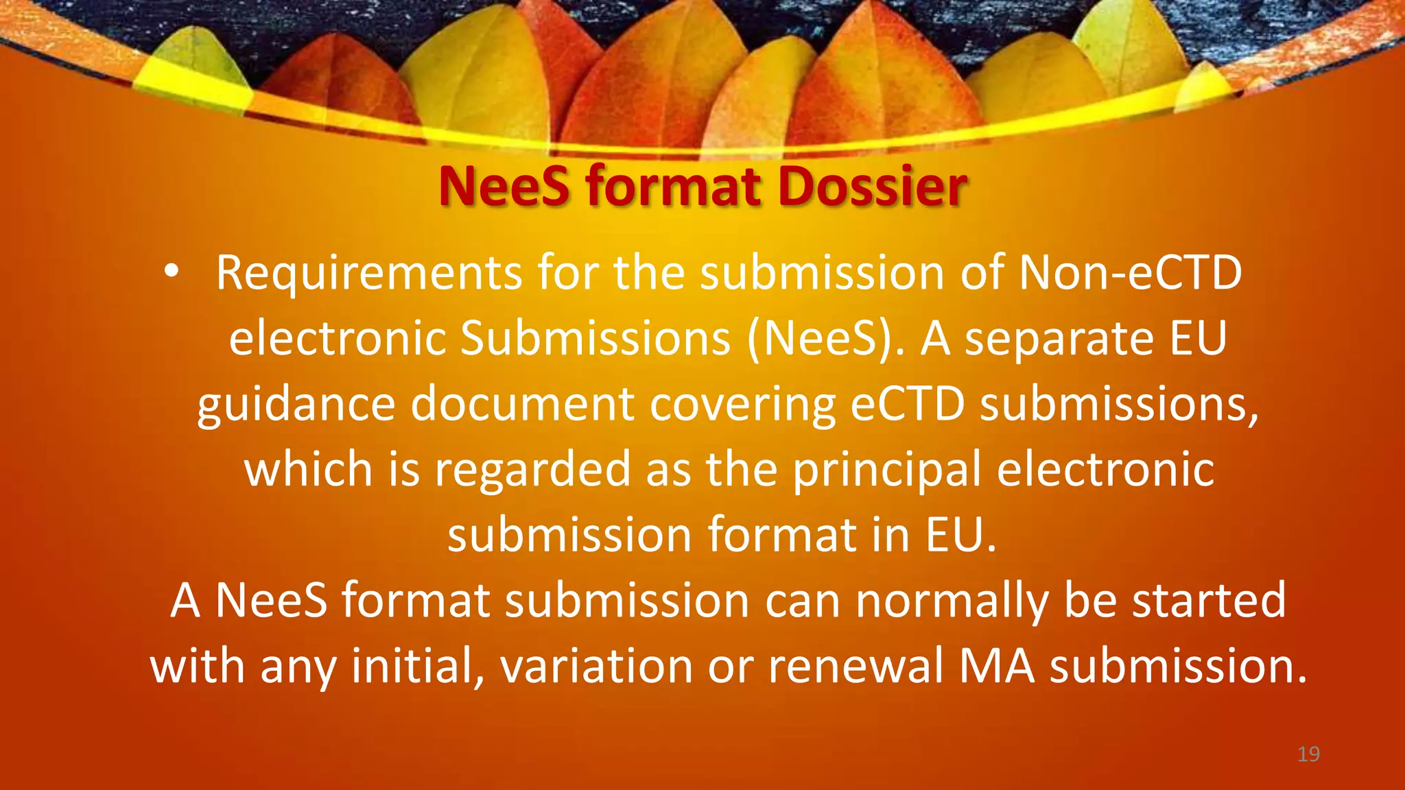 Dossier preparation and submission | PPTX