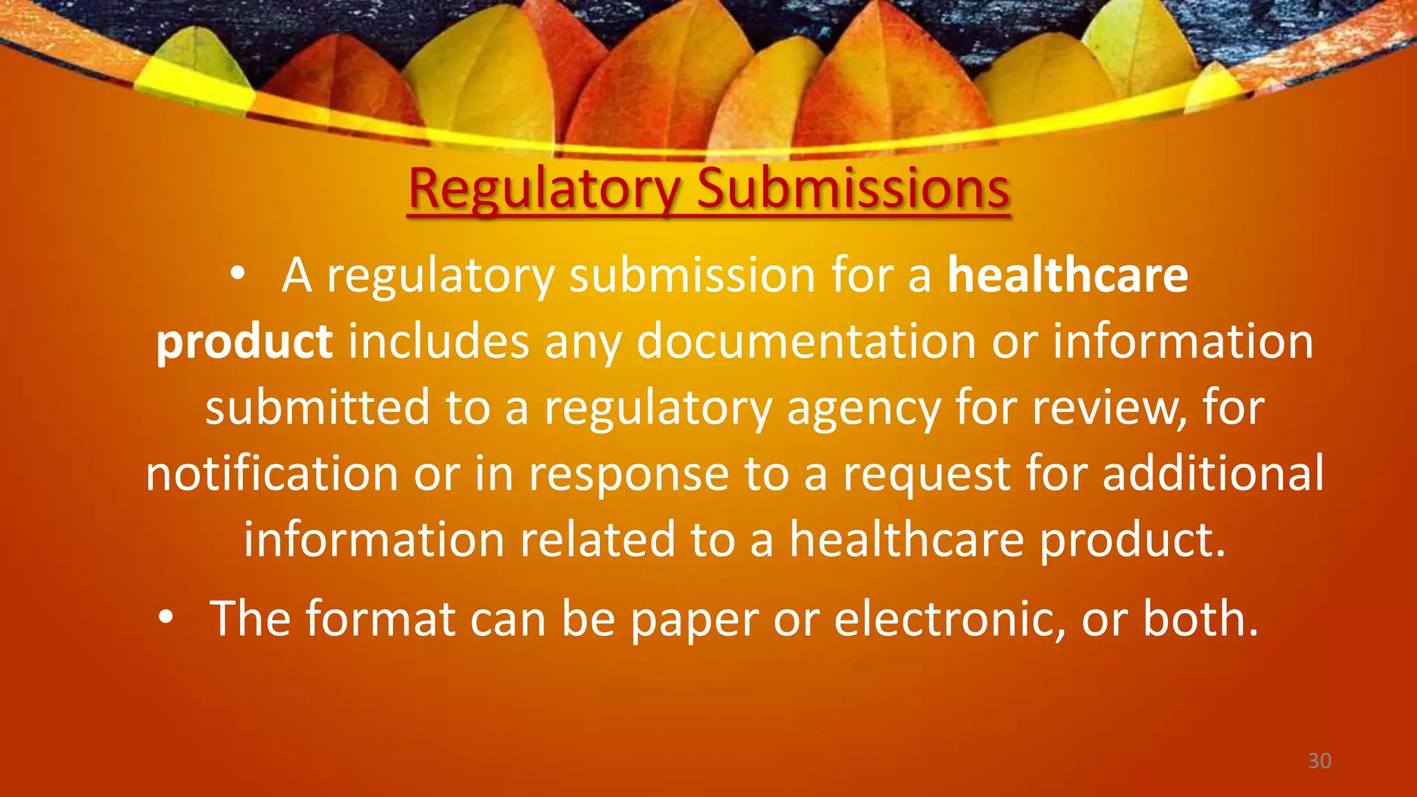 Dossier preparation and submission | PPTX