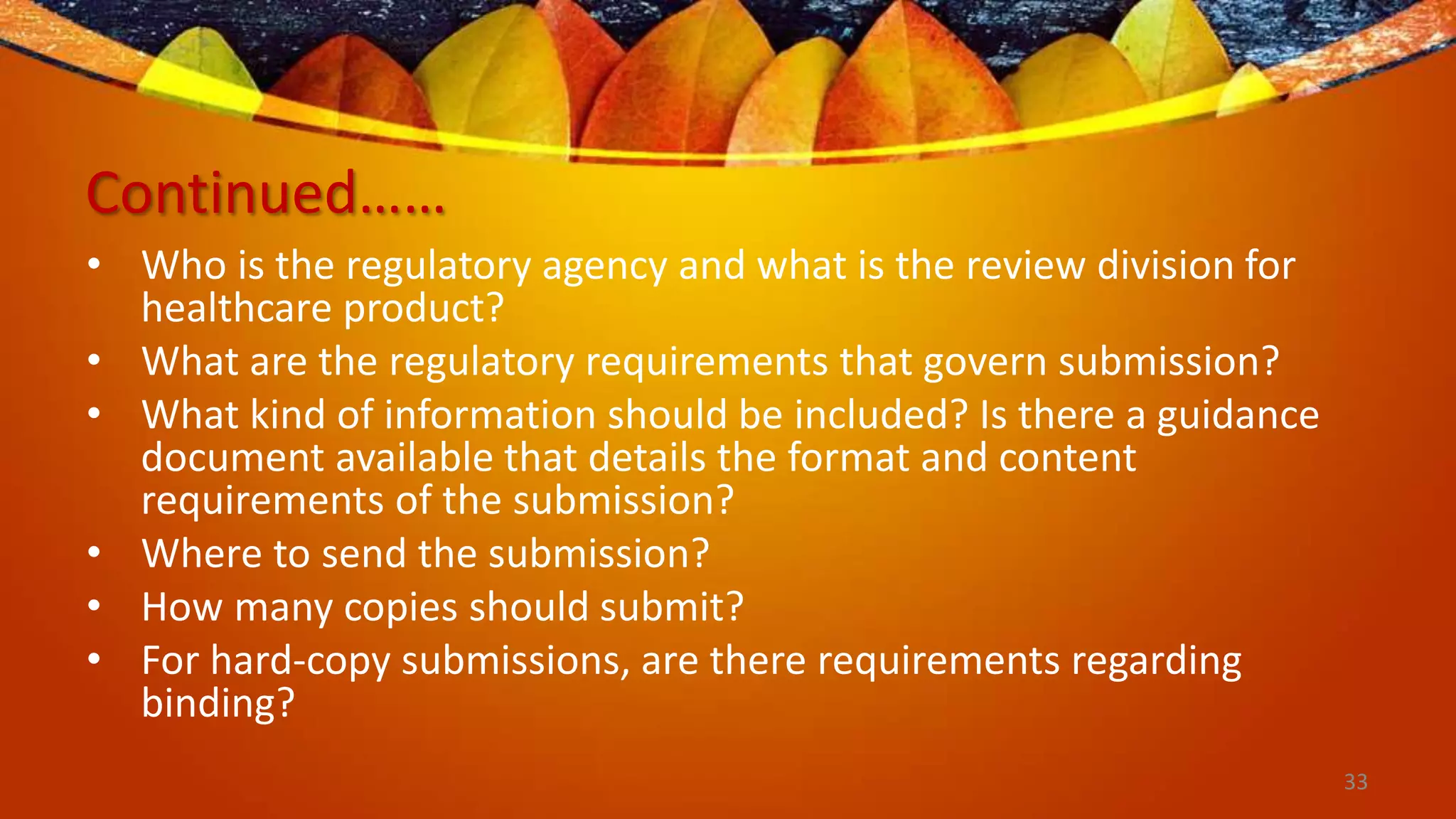 Dossier preparation and submission | PPTX