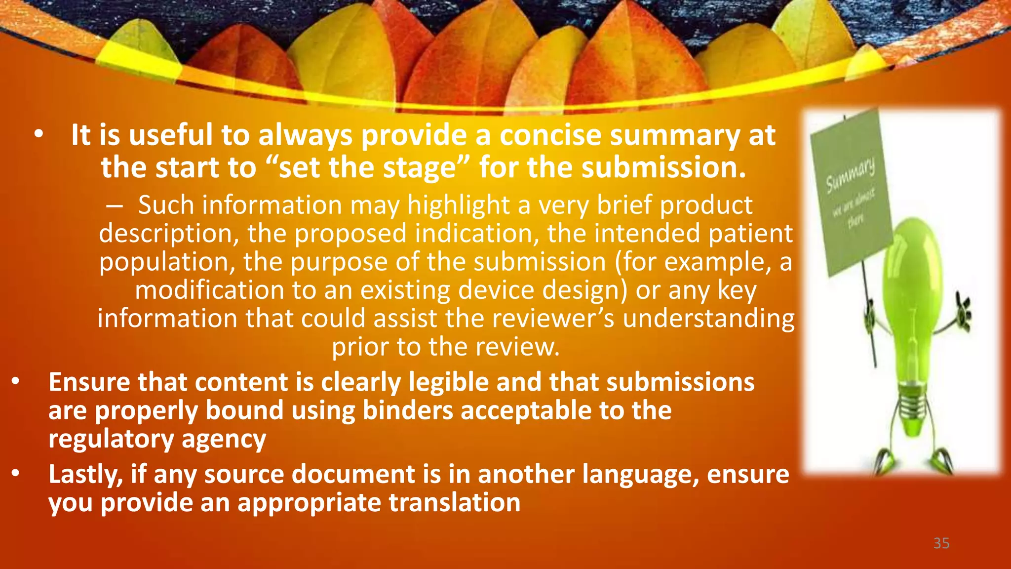 Dossier preparation and submission | PPTX