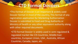 Dossier preparation and submission | PPTX