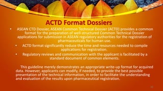 Dossier preparation and submission | PPTX