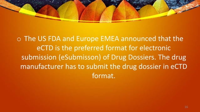 Dossier preparation and submission | PPTX