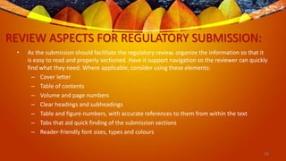 Dossier preparation and submission | PPTX