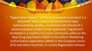 Dossier preparation and submission | PPTX