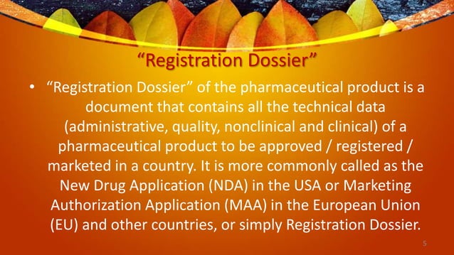 Dossier preparation and submission | PPTX