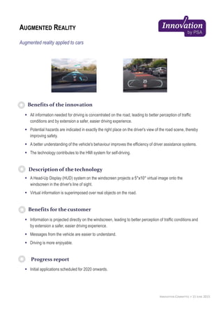 Roadmap to the autonomous car | PDF