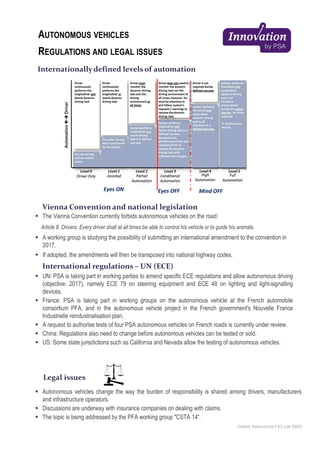 Roadmap to the autonomous car | PDF