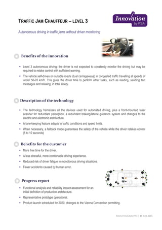 Roadmap to the autonomous car | PDF