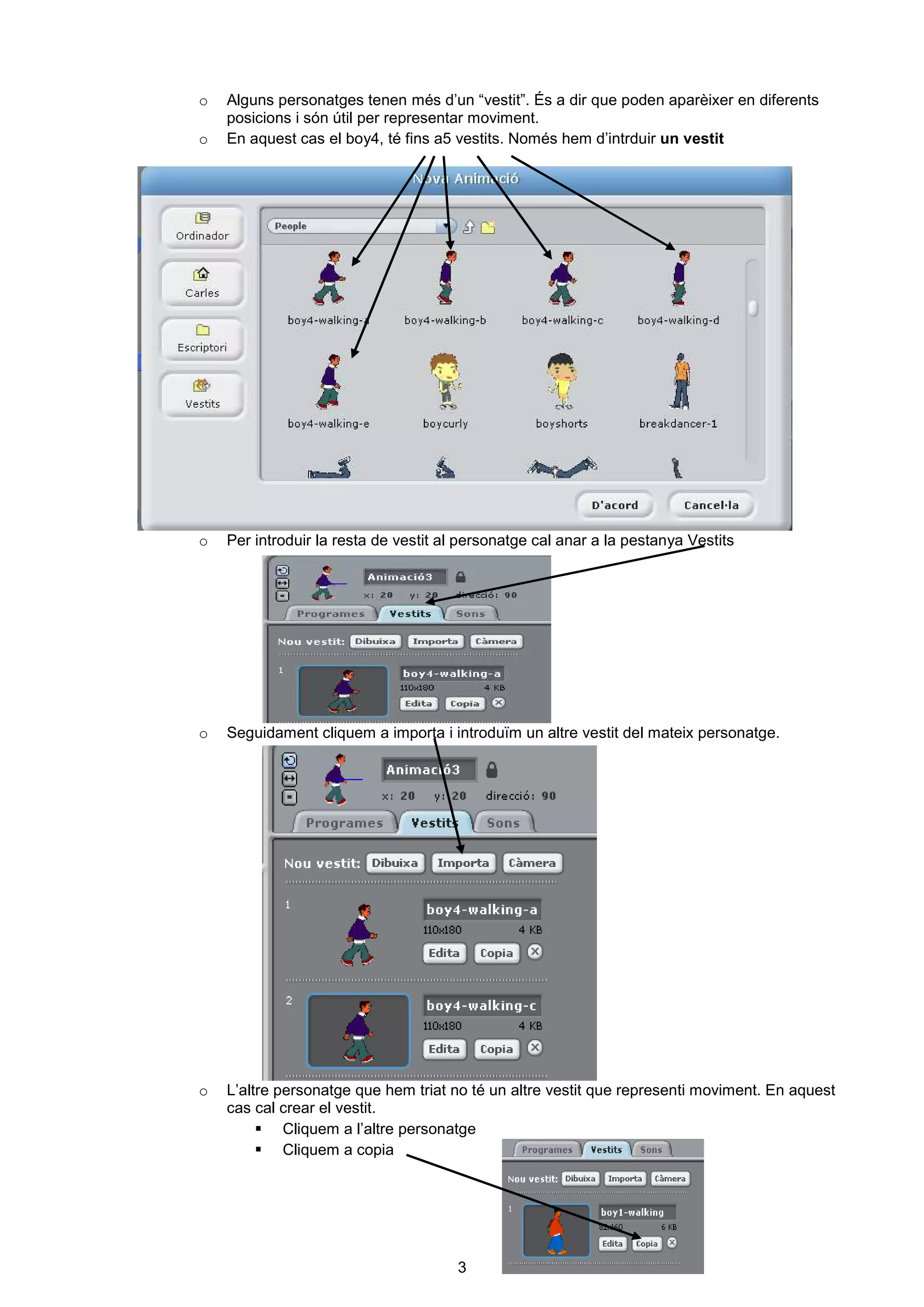 Tutorial scratch 1 (Animació) | PDF