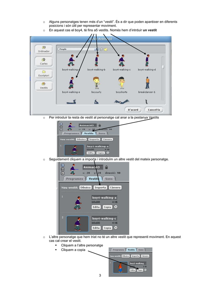Tutorial scratch 1 (Animació) | PDF