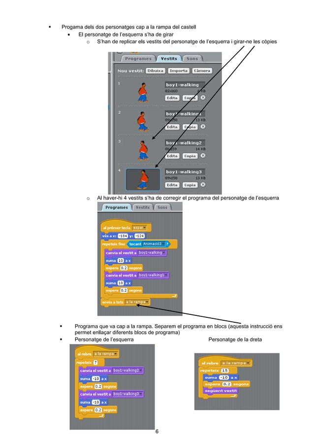 Tutorial scratch 1 (Animació) | PDF